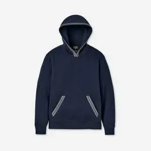 UGG Tasman Hoodie Cotton Blend/recycled Materials Tops Mariner