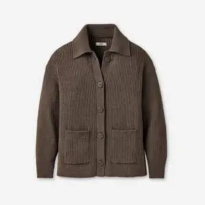 UGG Junipher Cardigan Lite Polyester/recycled Materials Tops - Dense Smoke