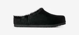 UGG Otzo Calf Hair Clog Shoes - Black