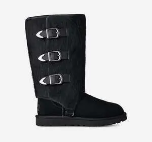 UGG Classic Tall Western Sheepskin Black