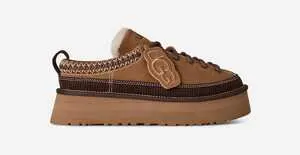 UGG Heritage Lace-up Slipper Sheepskin Chestnut