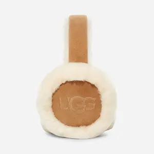 UGG Sheepskin Embroidery Earmuff - Chestnut