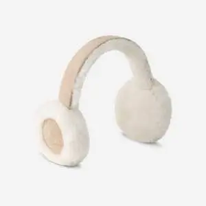 UGG Sheepskin Embroidery Earmuff - Sand