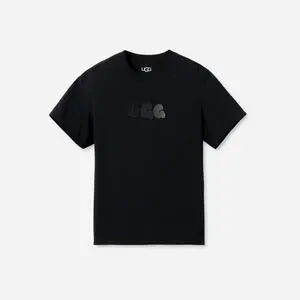 UGG Bubble Logo Tee Cotton Tops - Tar