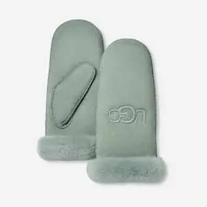 UGG Sheepskin Embroider Mitten - Grey Mist