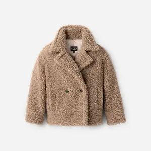 UGG Gertrude Short Teddy Coat - Putty