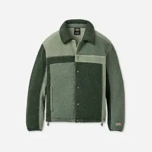 UGG Lachlan Fluff Jacket Polyester Tops, Size - Arugula Multi