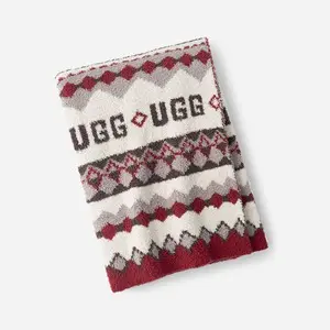UGG Polaris Isle Throw 50"x70" Blankets - Cream