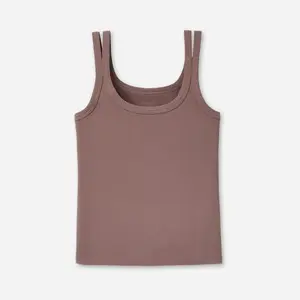 UGG Nael Ribbed Viscose Blend Tank - Allspice