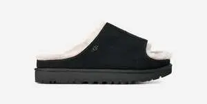 UGG Greenport Slide Sheepskin Slippers - Black
