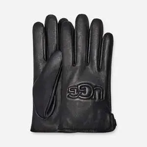 UGG Shorty Logo Glove - Black