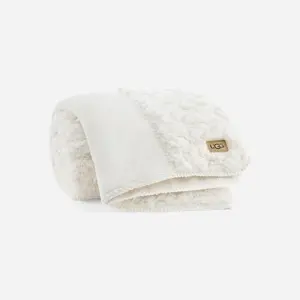 UGG Harlan Throw 50"x70" Blankets - Snow