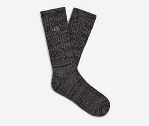 UGG Trey Rib Knit Crew Polyester Blend/recycled Materials Black
