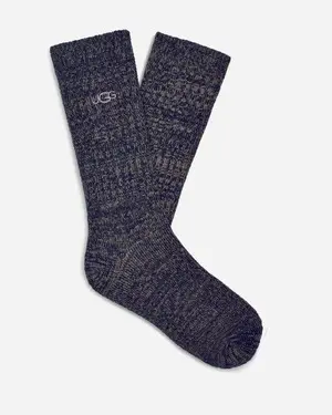 UGG Trey Rib Knit Crew Polyester Blend/recycled Materials Blue/