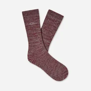 UGG Trey Rib Knit Crew Polyester Blend/recycled Materials - Coffee Berry