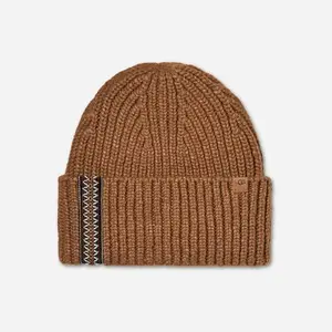UGG UGG Braided Ribbed Beanie Chestnut