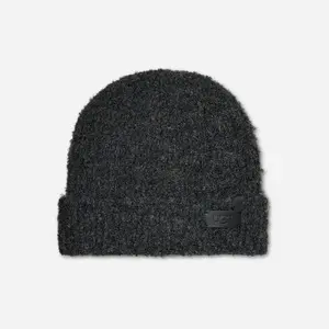 UGG Boucle Cuff Beanie - Charcoal Heather