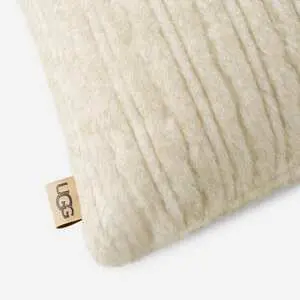 UGG Jennis Pillow 24"x24" Pillows - Snow