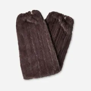 UGG Ismay Faux Fur Leg Warmer - Burnt Cedar