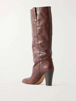 Chloé Anouk 85 Embellished Leather Knee Boots
