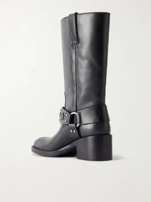 Chloé Dakota Stud-embellished Leather Knee Boots