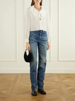 Chloé Chain Horse Velvet Shoulder Bag