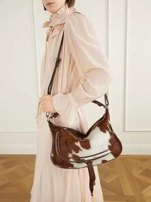 Chloé Marcie Calf Hair Shoulder Bag