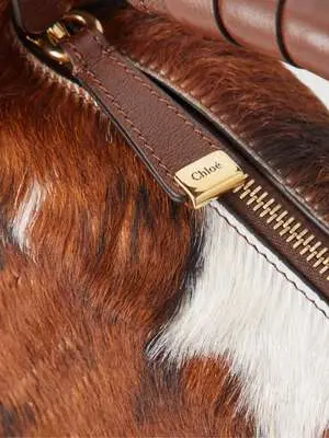 Chloé Marcie Calf Hair Shoulder Bag