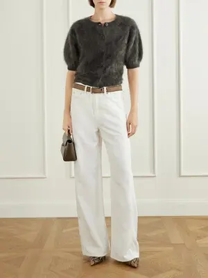 LISA YANG Brushed Cashmere Cardigan