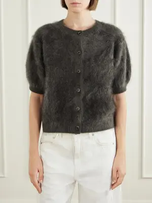 LISA YANG Brushed Cashmere Cardigan