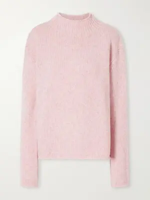 LISA YANG Nariel Cashmere Turtleneck Sweater - Pink
