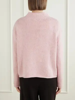 LISA YANG Nariel Cashmere Turtleneck Sweater - Pink
