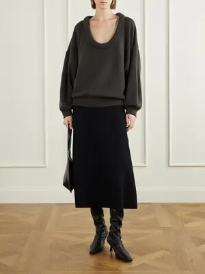 LISA YANG Doria Cashmere Sweater - Green