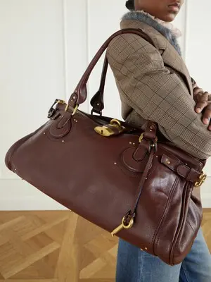 Chloé Paddington Large Leather Bag - Brown