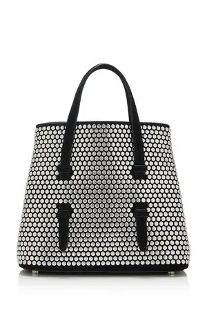 Alaïa Mina 20 Studded Suede Bag