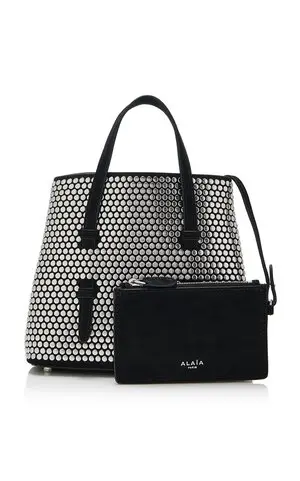 Alaïa Mina 20 Studded Suede Bag