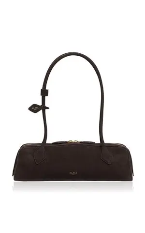 Alaïa Le Teckel" Medium Nubuck Bag - Brown
