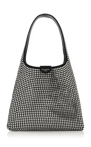 Alaïa Small Studded Suede Hobo Bag