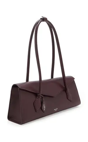 Alaïa Le Teckel Medium Leather Flap Bag - Red