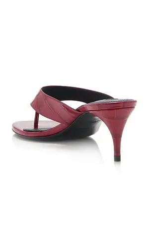 Alaïa Infra Croc-effect Stiletto Sandals