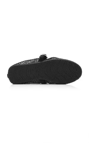 Alaïa Fishnet Ballet Flats - Blue