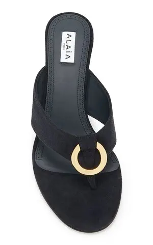 Alaïa Infra Suede Sandals