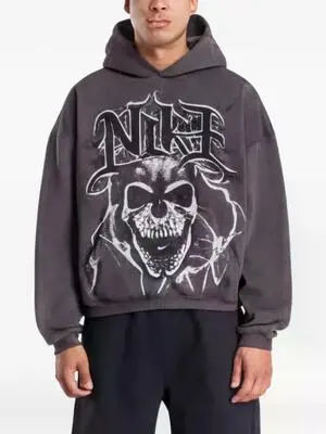 Nike Standard Issue Brushed Pullover Basketball Hoodie - Grey