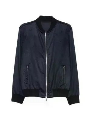 BARBA NAPOLI Zip-up Bomber Jacket