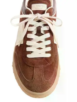 Valentino Garavani Upvillage Leather Sneakers - Brown
