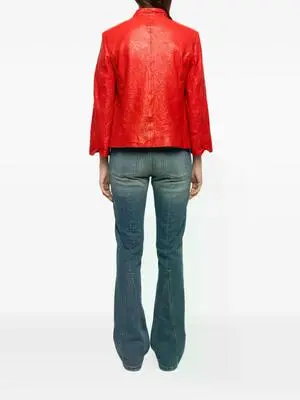 Zadig&Voltaire Veryn Creased-leather Blazer