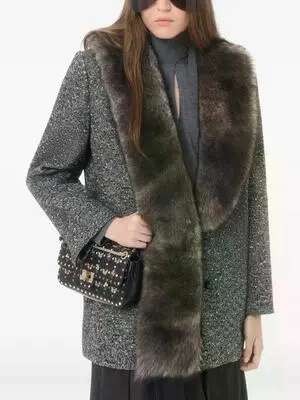 Valentino Garavani Vlogo Detail High Neck Sweater
