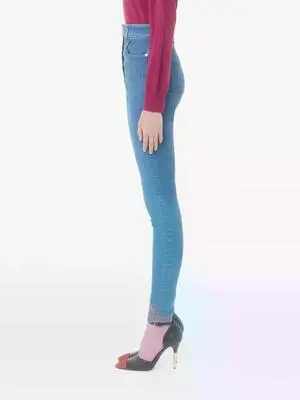 Valentino Garavani Denim Pants With Lace