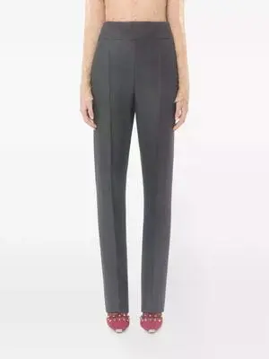 Valentino Garavani Textured Silk Wool Trousers