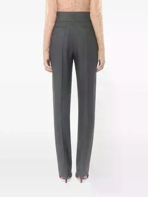 Valentino Garavani Textured Silk Wool Trousers